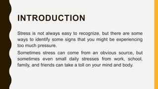 Stress management | PDF