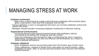 Stress management | PPTX