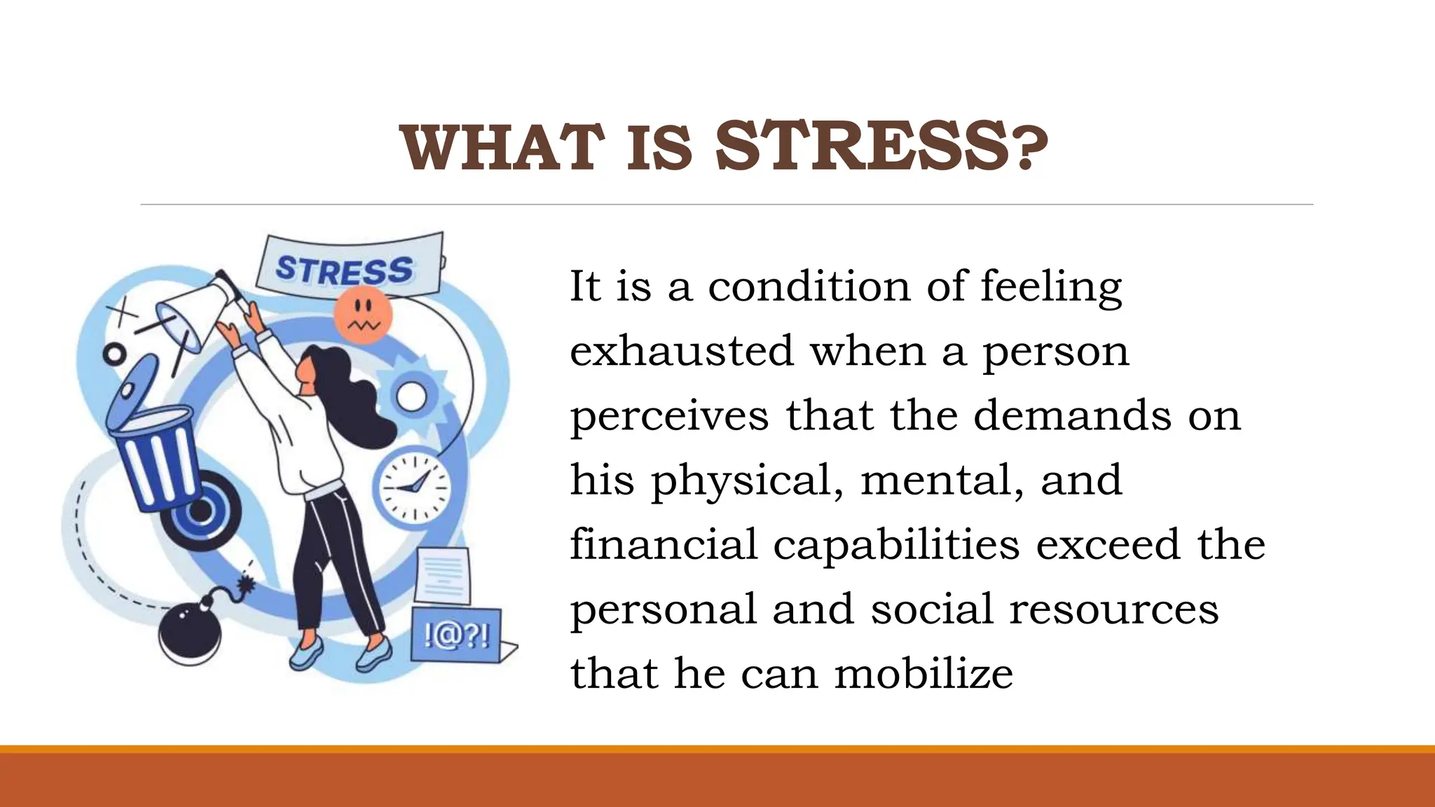 Stress management for teachers and students | PPTX