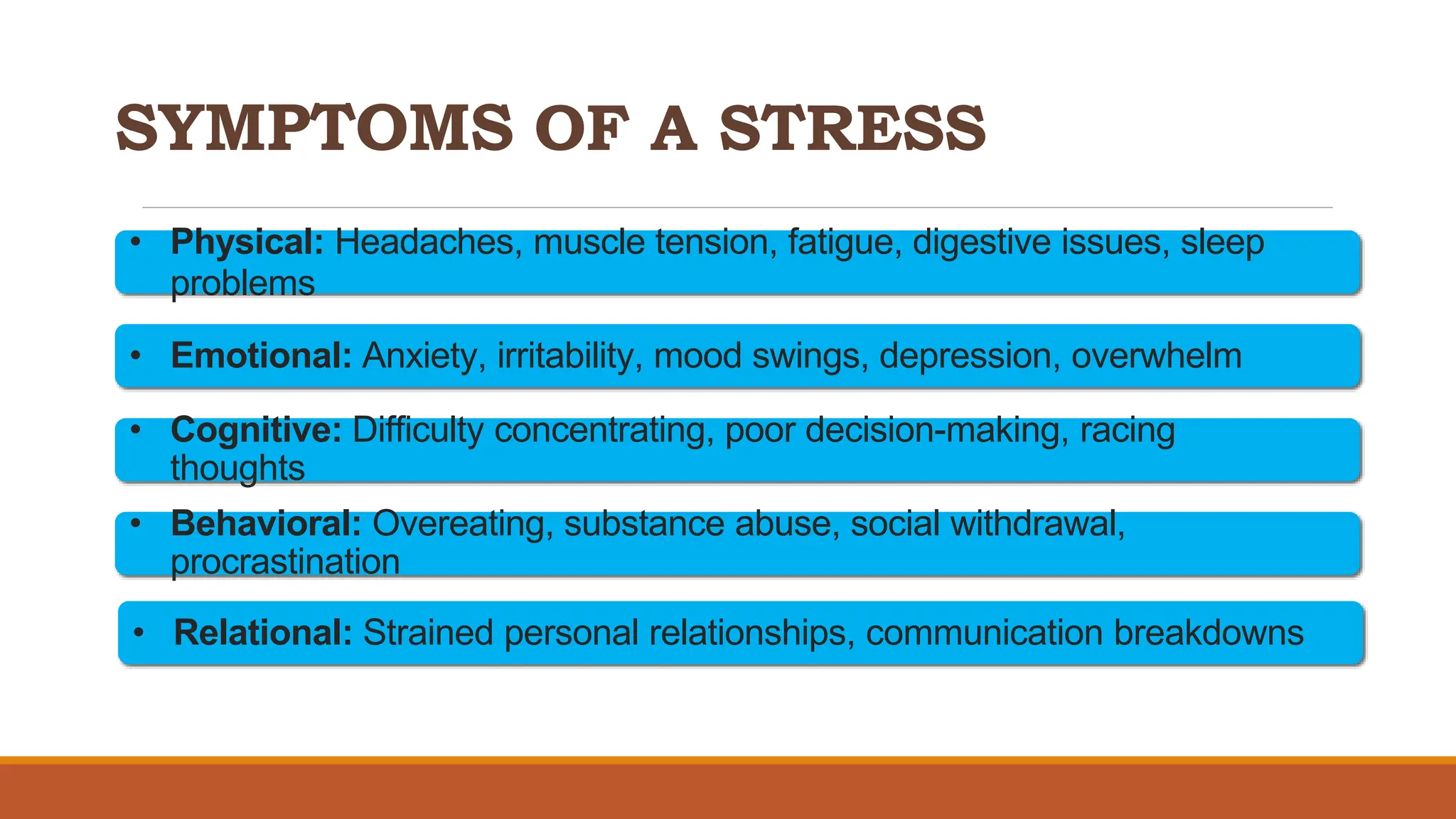 Stress management for teachers and students | PPTX