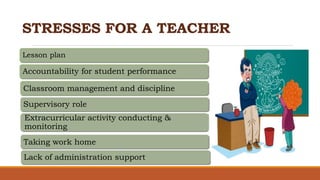 Stress management for teachers and students | PPTX