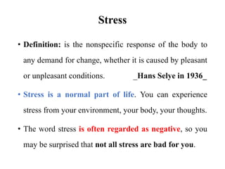 Stress and its management .pptx