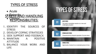 Stress Management in your life and surrounding | PPTX