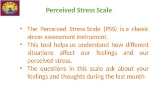 Stress management.pptx sapd class ppt. gitam | PPTX