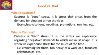 Stress management.pptx sapd class ppt. gitam | PPT