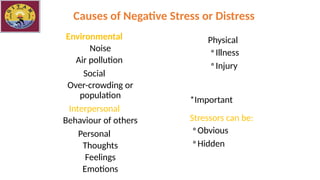 Stress management.pptx sapd class ppt. gitam | PPT