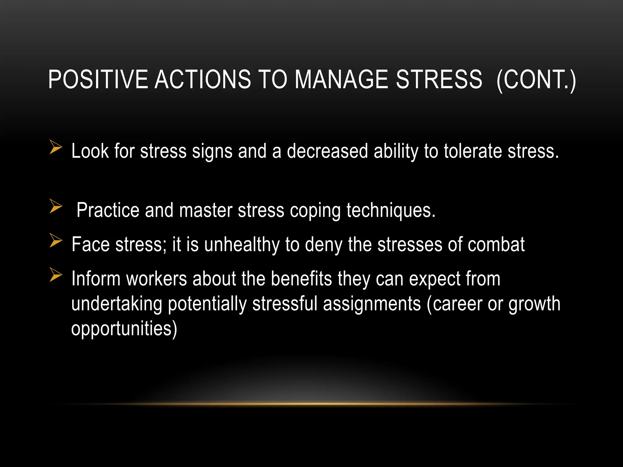 Stress management presentation for beginners pptx | PPT