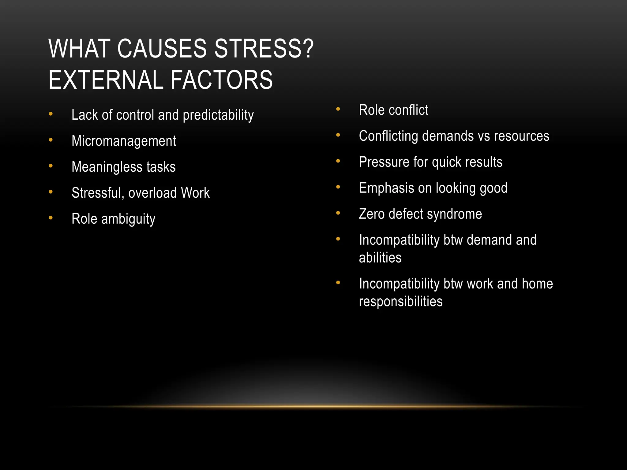 Stress management presentation for beginners pptx | PPT