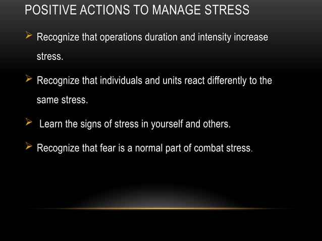Stress management presentation for beginners pptx | PPT