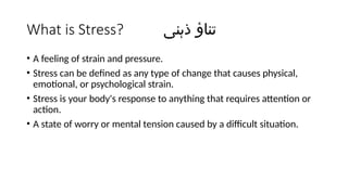 Stress, causes and it's Management.pptx