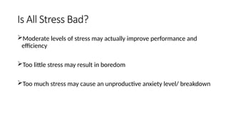 Stress, causes and it's Management.pptx