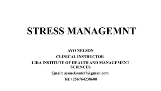 LECTURE 4: STRESS MANAGEMENT DIP IN LABORATORY.pptx
