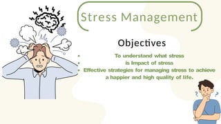 STRESS MANAGEMENT ppt for children studing in school | PPTX