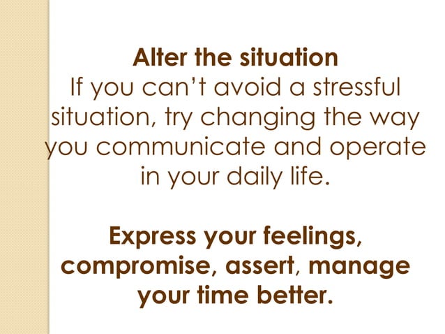 Stress Management for Teachers | PPTX | Medical Health