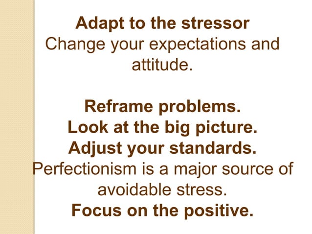 Stress Management for Teachers | PPTX | Medical Health