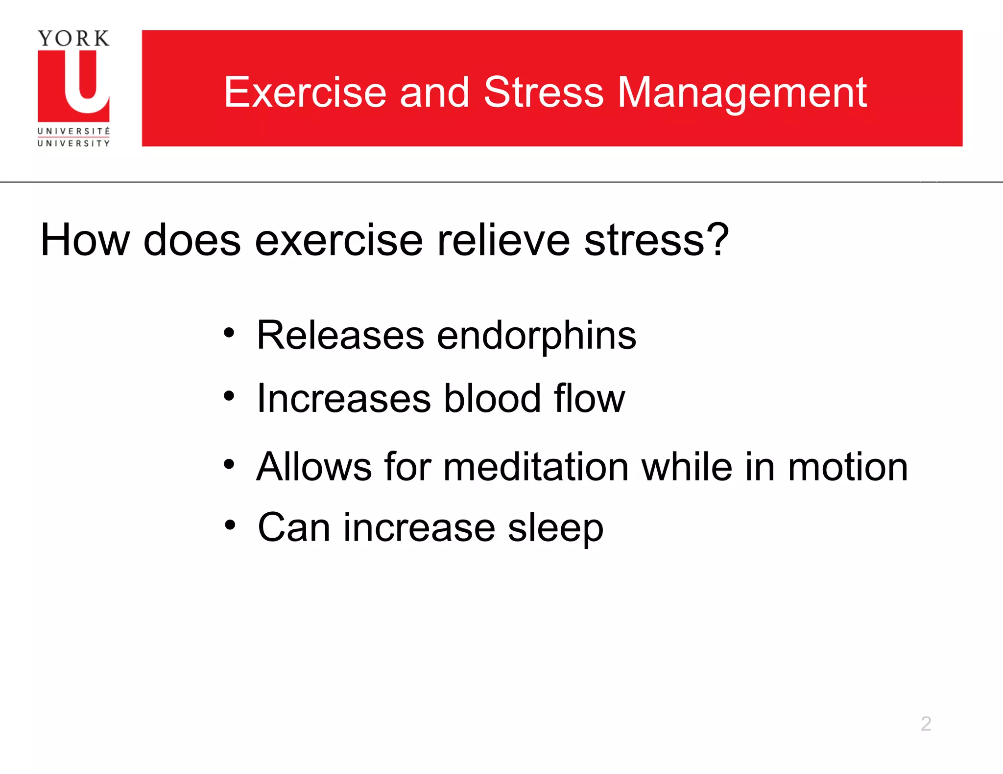 Stress management exercise | PPT
