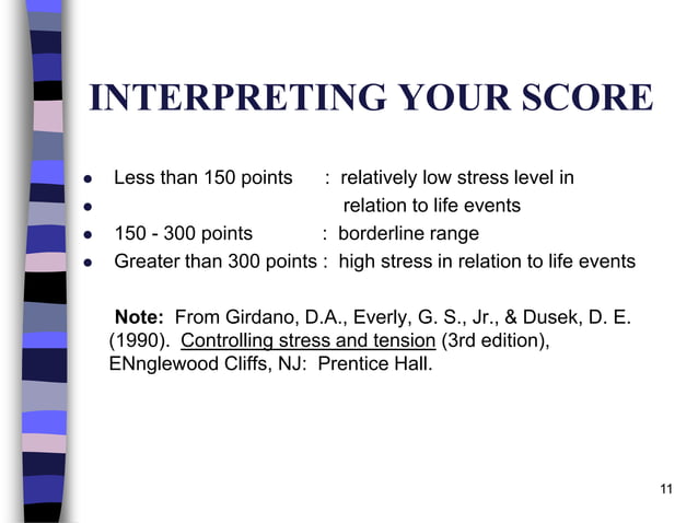 Job Stress Management | PPSX | Medical Health