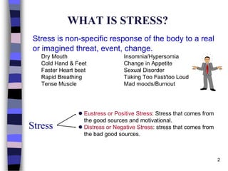 Job Stress Management | PPSX
