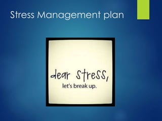 Stress management -power point | PPTX