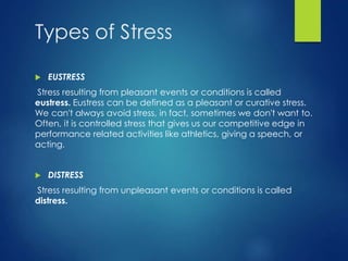 Stress management -power point | PPTX