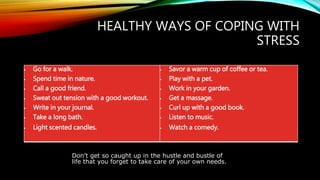 Stress management ppt | PPTX