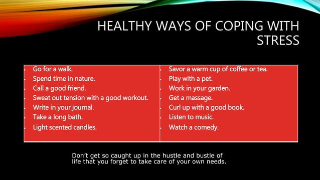 Stress management ppt | PPTX