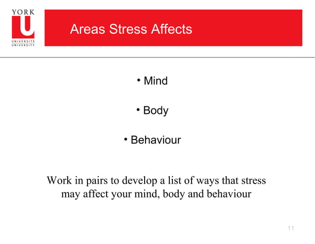 Stress management - Session 1 (August 2012) | PPT