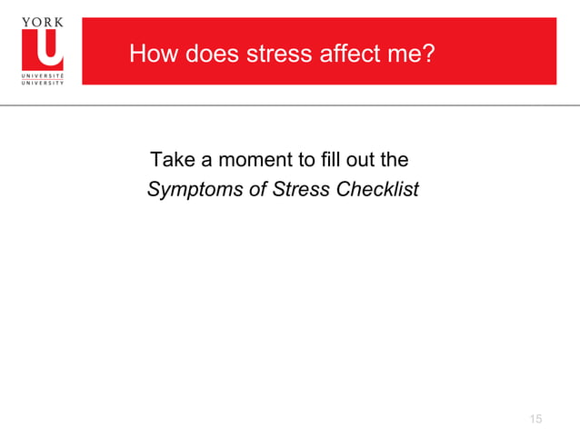 Stress management - Session 1 (August 2012) | PPT | Free Download