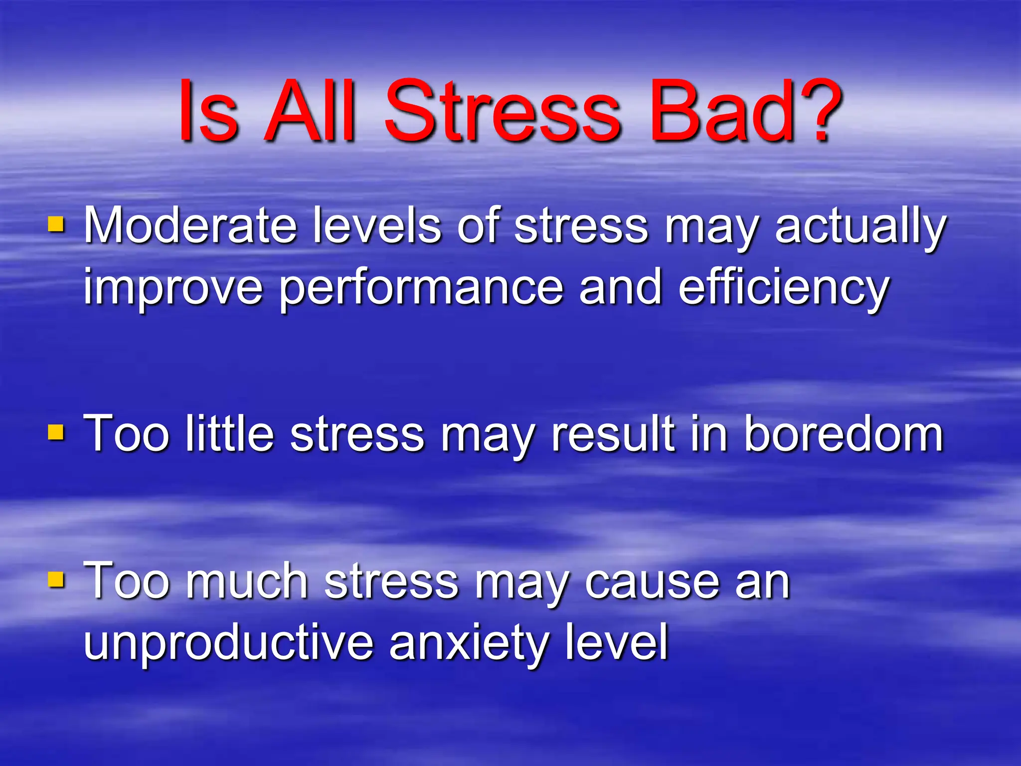 Stress Management(1).ppt..care of patient with anxiety | PPT