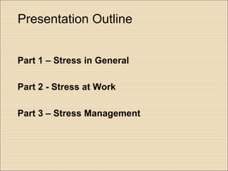 Stress management 1a | PPT