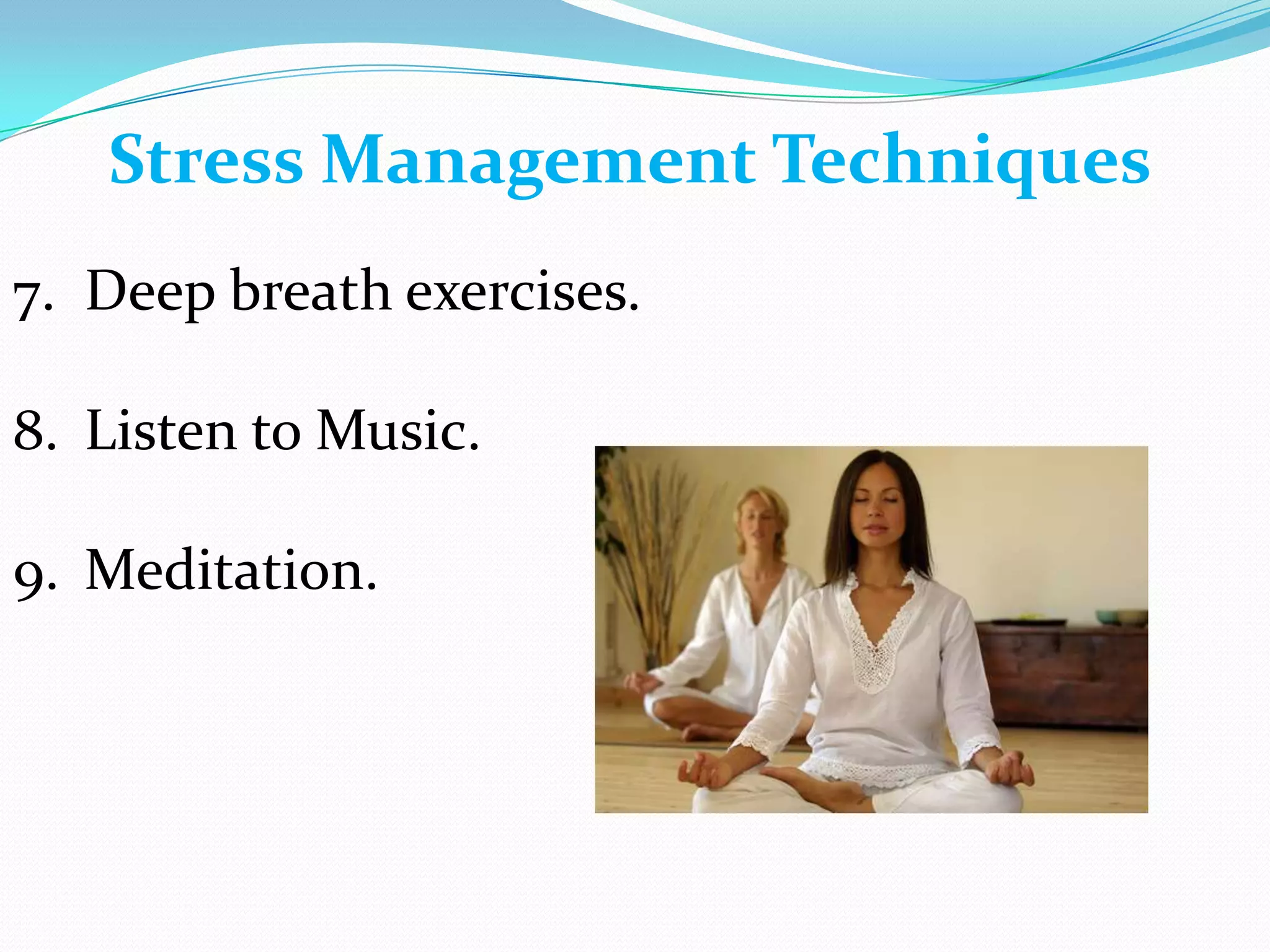 Stress management activities | PPTX