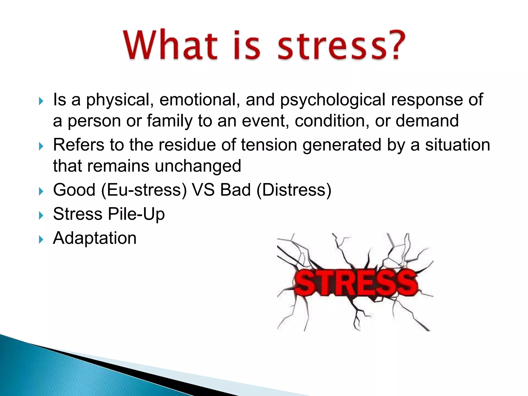 Stress management and relaxation techniques ppt by me | PPTX