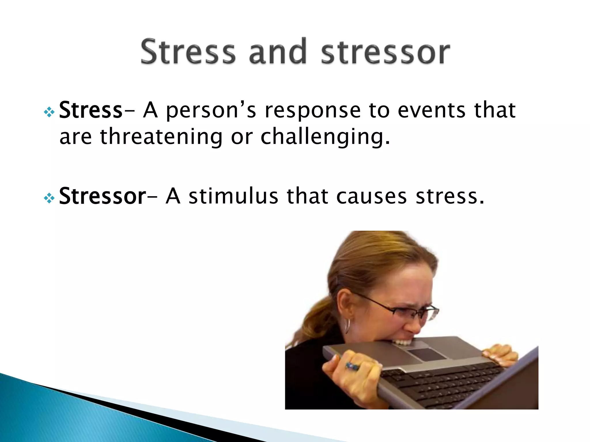 Stress management and relaxation techniques ppt by me | PPTX