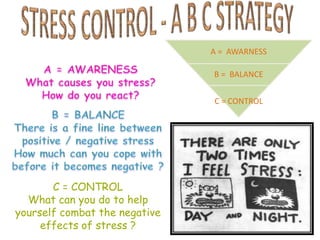 Stress management at work place | PPTX