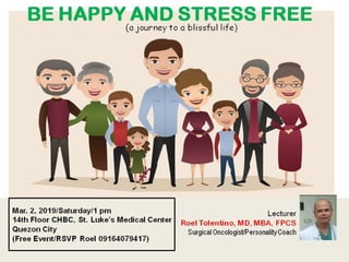 Stress Management: BE HAPPY AND STRESS FREE | PPT