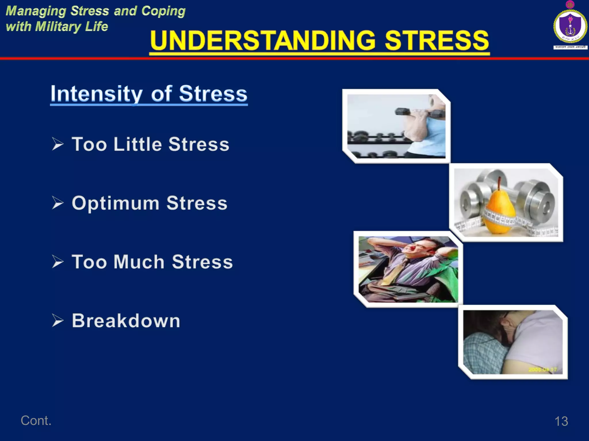 Stress management & coping with military life | PPT