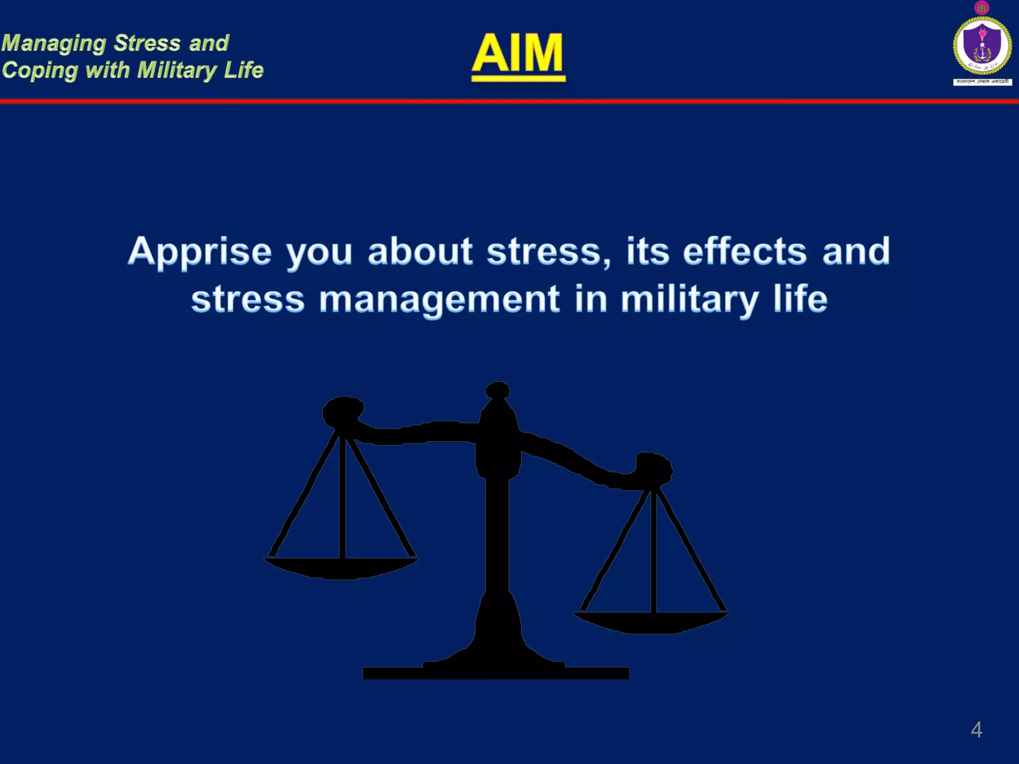 Stress management & coping with military life | PPT