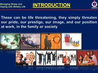 Stress management & coping with military life | PPT