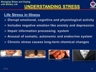 Stress management & coping with military life | PPT