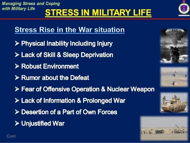 Stress management & coping with military life