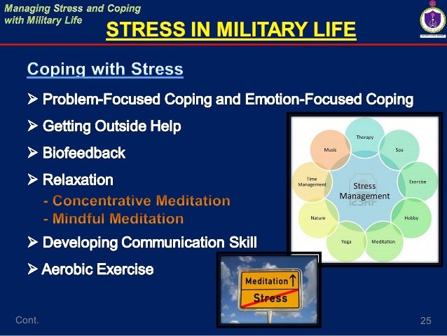 Stress management & coping with military life
