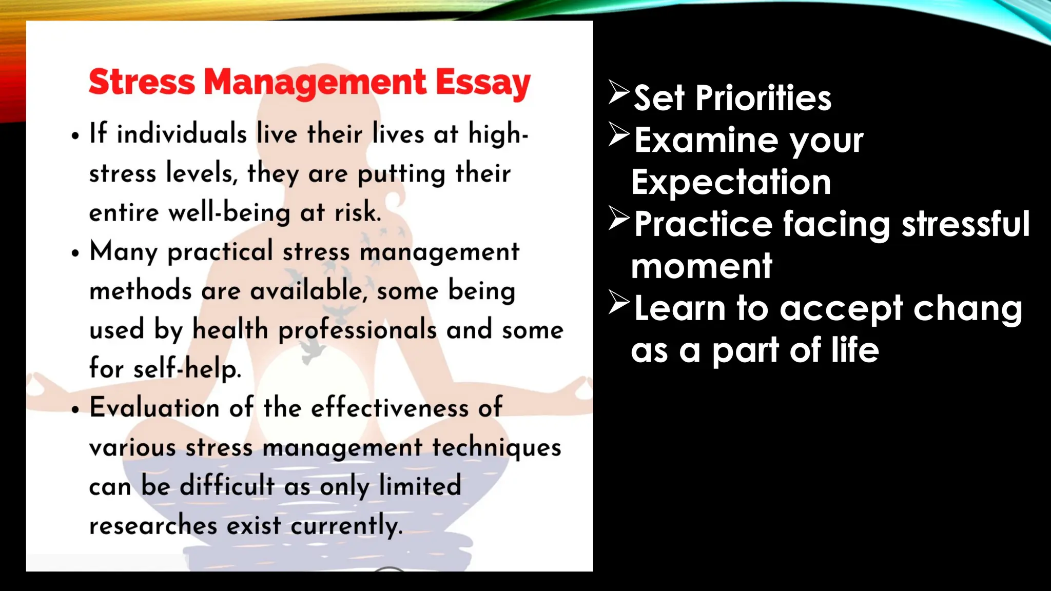 "Mastering Stress: Strategies for a Balanced Life" | PPT