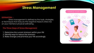 "Mastering Stress: Strategies for a Balanced Life" | PPT