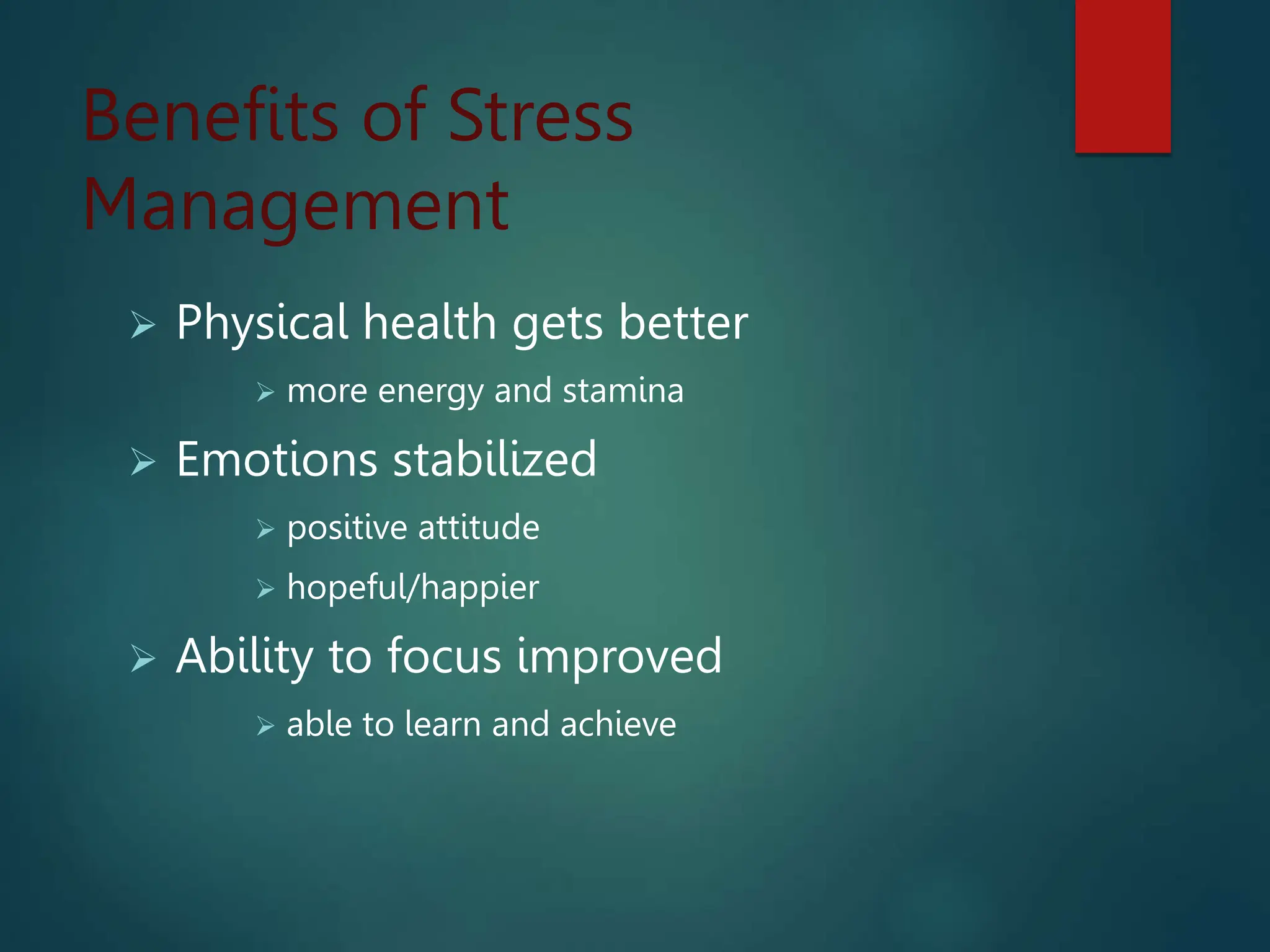 Stress Management for High School students.ppt