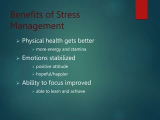 Stress Management for High School students.ppt