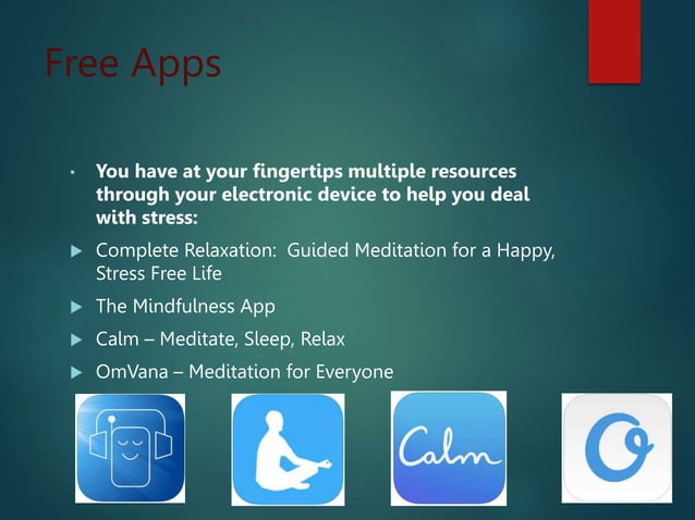 Stress Management for High School students.ppt | Mental Health ...