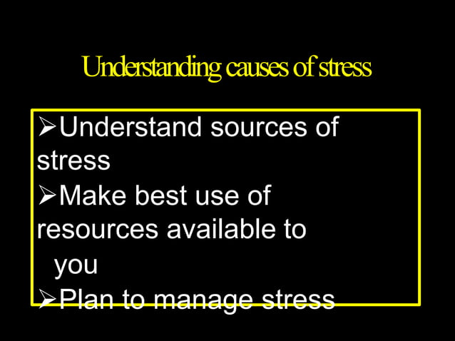STRESS MANAGEMENT FOR TEACHERS.pptx | Brain and Nervous System ...