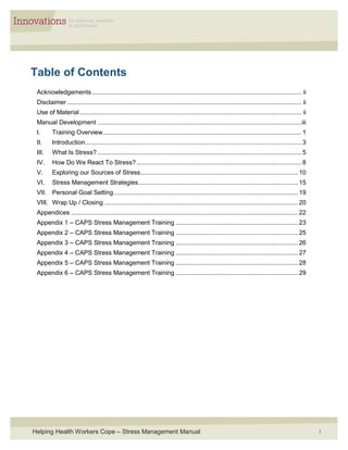 Stress management manual_final | PDF