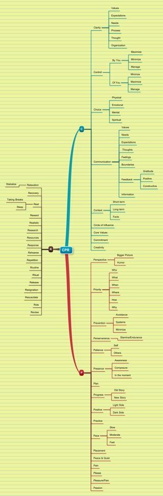 Stress Management Mind Map (Cpr) | PDF