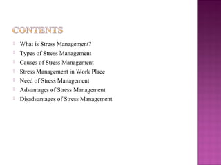 stress mgmt | PPT